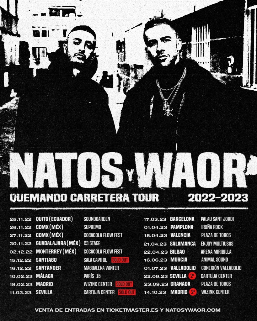 Natos y Waor: Tour 2023, ciudades y fechas | Ruta Rock
