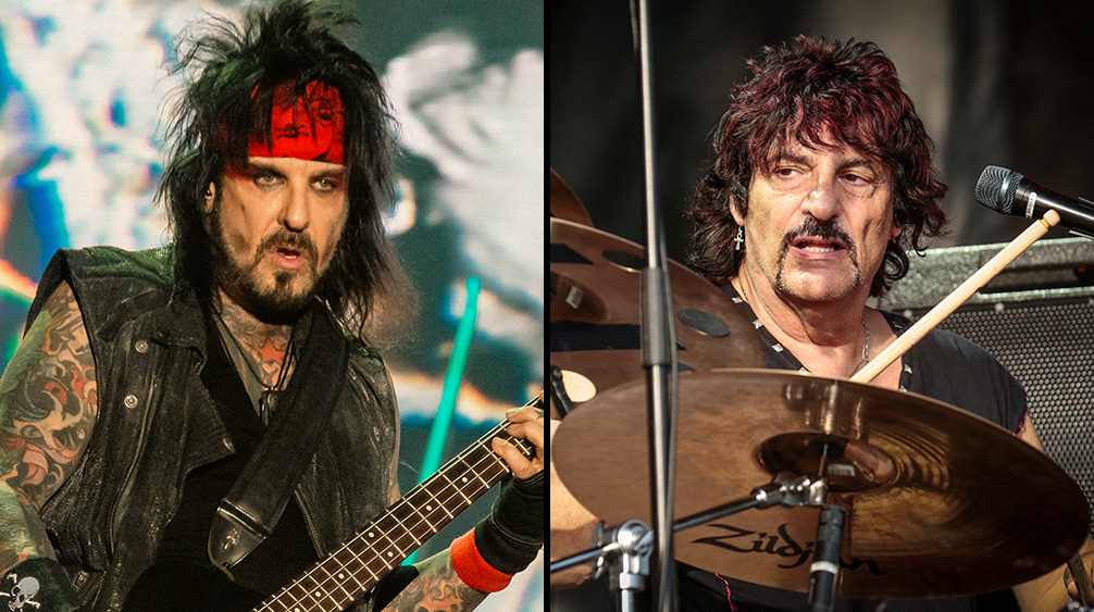 Carmine Appice reta a Nikki Sixx de Mötley Crüe a una jam session ...